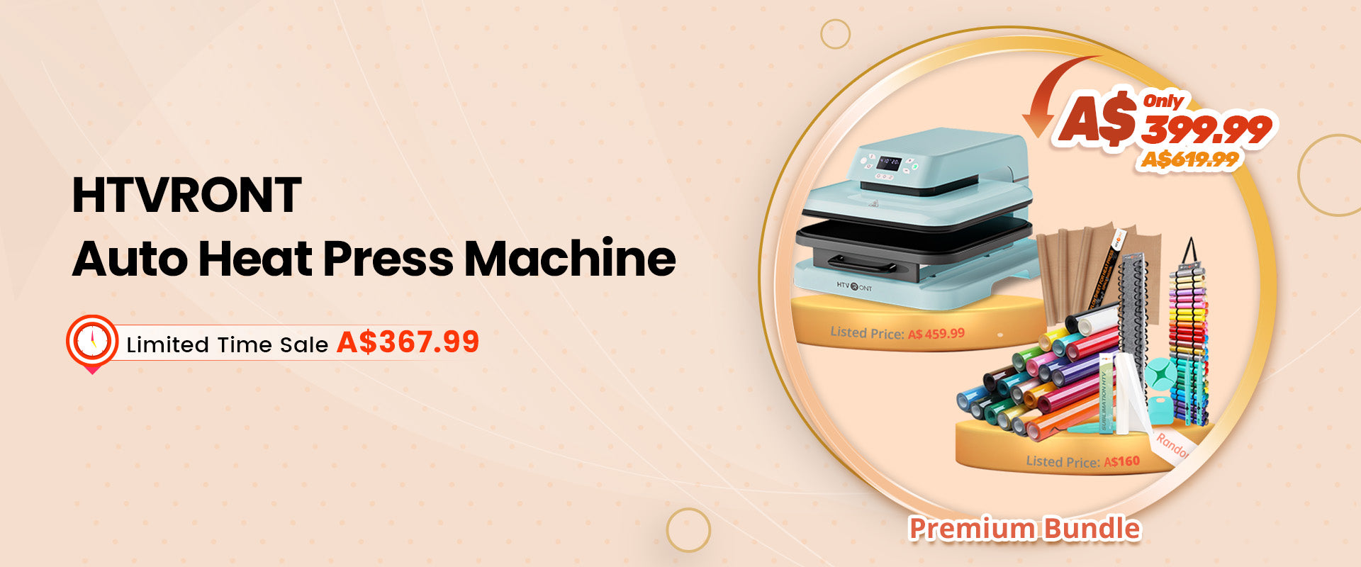 HTVRONT Auto Heat Press | Automatic Heat Press Machine – HTVRONT AU Store