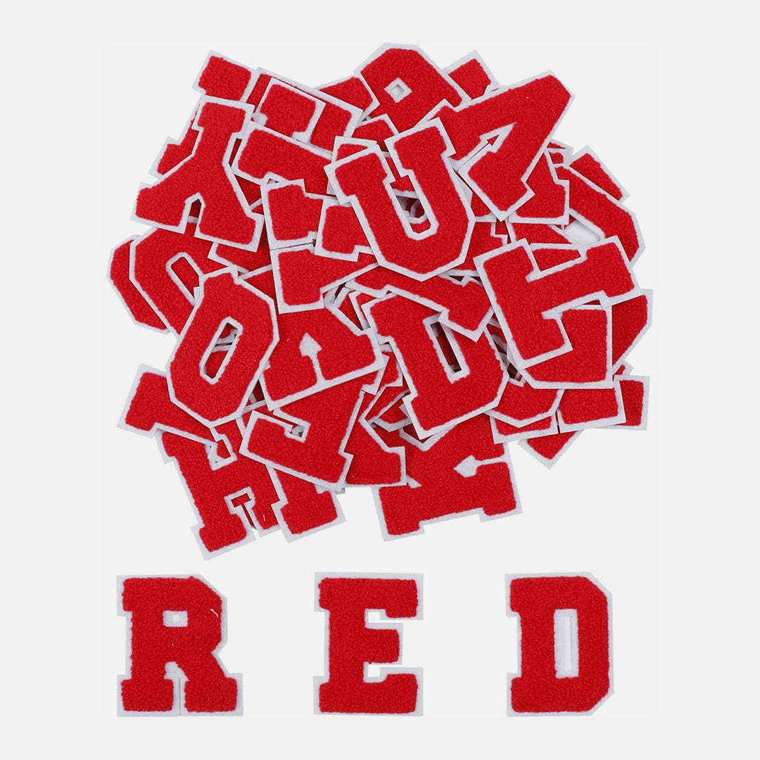 52 Pack Iron-On Chenille Letter Patches for Clothes – HTVRONT AU Store